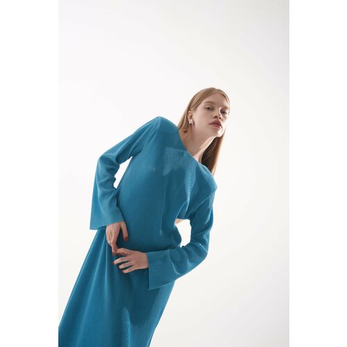 Платье размер 40-44, голубой, бирюзовый