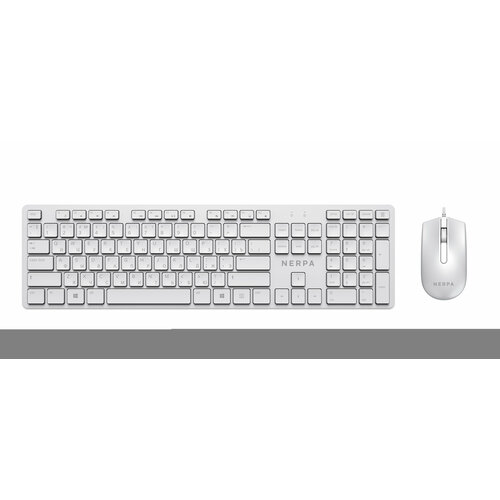 Комплект клавиатура+мышь Foxline NRP-MK150-W-WHT