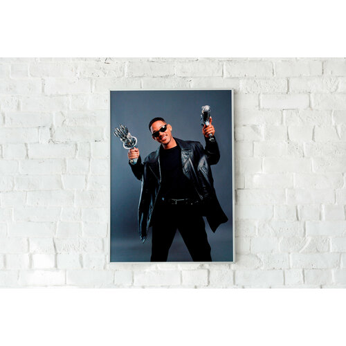 Плакат Люди в чёрном/Уилл Смит/Men in Black/ на стену 33х48 см / Постер формата А3+