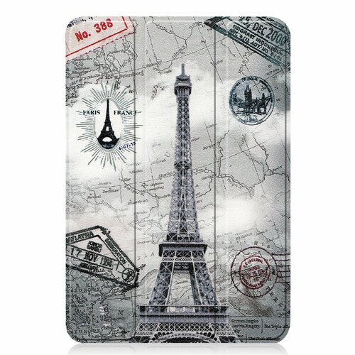 Чехол-обложка футляр MyPads для Apple iPad mini 6 2021 тонкий с магнитной застежкой с красивым рисунком тематика Париж