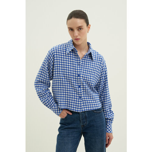Блуза FINN FLARE, размер L, синий