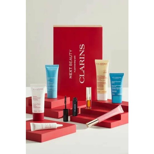 Clarins Подарочный набор декоративной косметики Glow Edit, 8шт