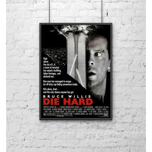 Постер для интерьера на стену (30х40 см). Кино Крепкий Орешек (Die Hard), Брюс Уиллис