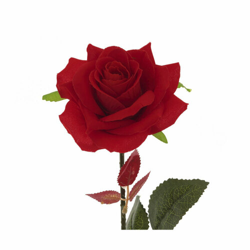 Цветок искусственный ALAT Home "Роза" / пластик, 16х10х68см