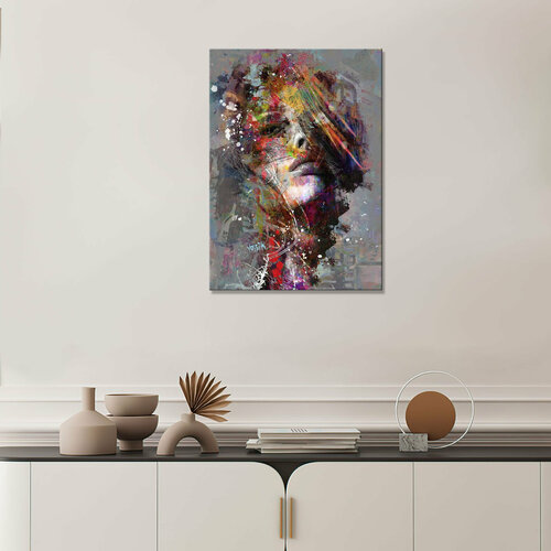 Интерьерная картина на холсте - АРТ Абстракция: Лицо девушки (4) 40х60