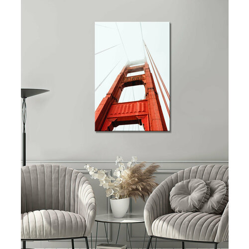 Картина/Картина на холсте для интерьера/Картина на стену/Картина для кухни/ - Сан-Франциско, США 2 30х40