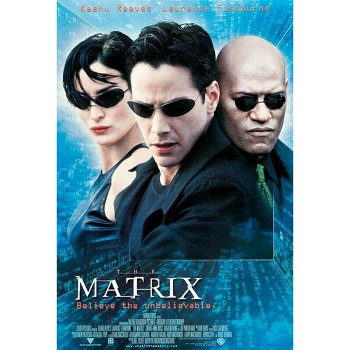 Плакат, постер на бумаге Матрица (The Matrix), Энди Вачовски, Лана Вачовски. Размер 30 х 42 см