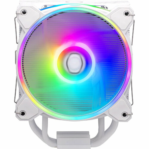 Кулер для процессора Cooler Master Hyper 212 Halo White (150W, 4-pin, 154mm, tower, Al/Cu, fans: 1x120mm/51.88CFM/27dBA/2050rpm, White, 1700/1200/115x