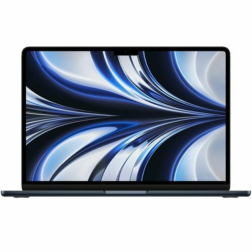 13.6" Ноутбук Apple MacBook Air 13 2022MLY43 2560x1664, Apple M2, RAM 8 ГБ, LPDDR5, SSD 256 ГБ, Apple graphics 10-core, macOS, Z160000LC, полуночный, английская раскладка