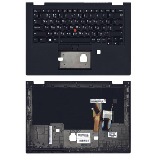 Клавиатура для Lenovo ThinkPad X390 Yoga топкейс v.2
