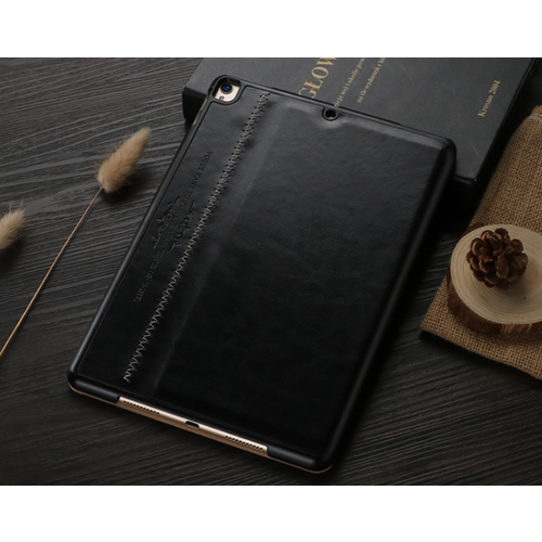 Защитный чехол-книжка MyPads из водоотталкивающей импортной кожи на жёсткой металлической основе для Xiaomi Mi Pad 5 / Mi Pad 5 Pro черный