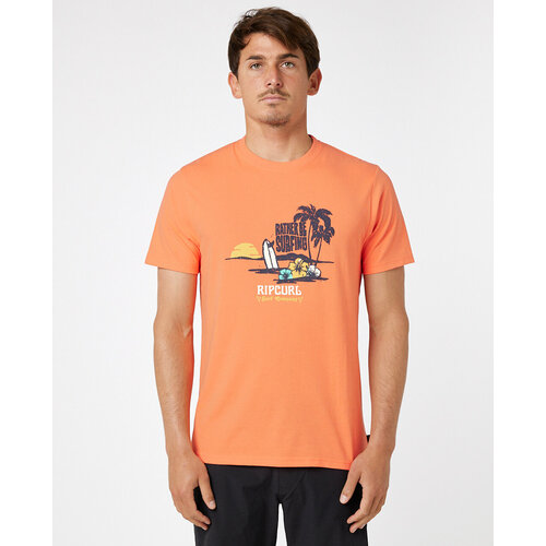 Футболка RIP CURL, размер S, бежевый