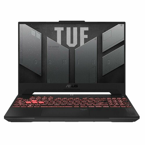 Ноутбук ASUS TUF Gaming F15 2022 FX507ZC4-HN145 IPS FHD (1920x1080) 90NR0GW1-M00B60 Серый 15.6" Intel Core i5-12500H, 16ГБ, 512ГБ SSD, GeForce RTX 3050 4ГБ, Без ОС