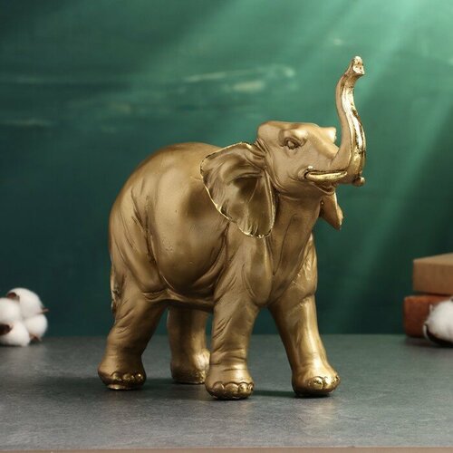 Хорошие сувениры Фигура "Слон новый" 26х27х11см, бронза
