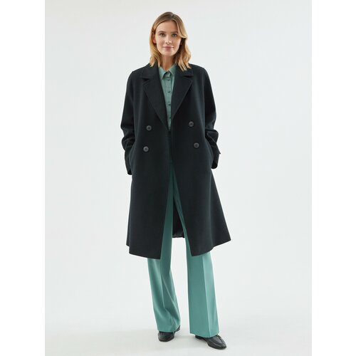 Пальто Pompa, размер 42, зеленый, черный