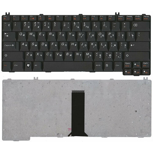Клавиатура для ноутбука LENOVO Y410 черная