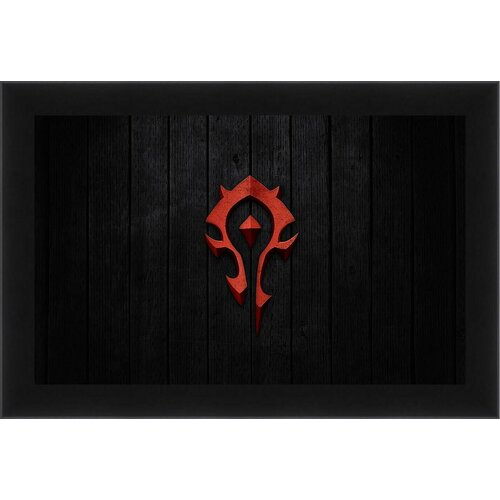 Плакат, постер на бумаге World Of Warcraft. Размер 21 х 30 см
