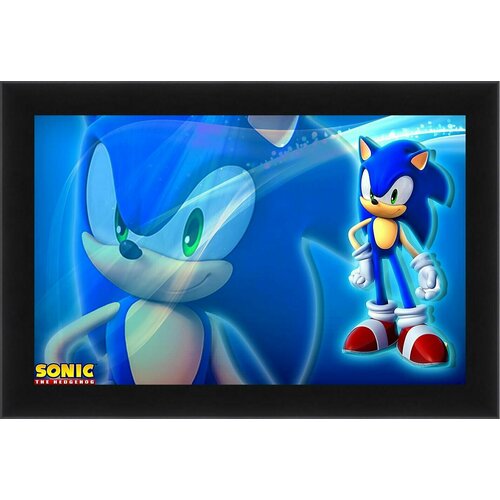 Плакат, постер на бумаге Sonic The Hedgehog. Размер 21 х 30 см