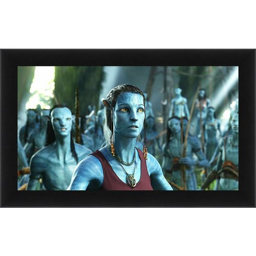 Плакат, постер на холсте Аватар. Avatar. Размер 60 х 84 см