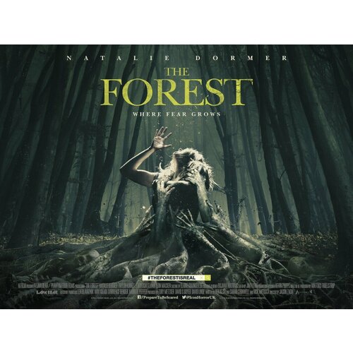 Плакат, постер на холсте The Forest/Лес призраков. Размер 21 х 30 см