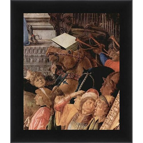 Плакат, постер на холсте Adoration of the kings (detail3) Сандро Боттичелли. Размер 42 на 60 см