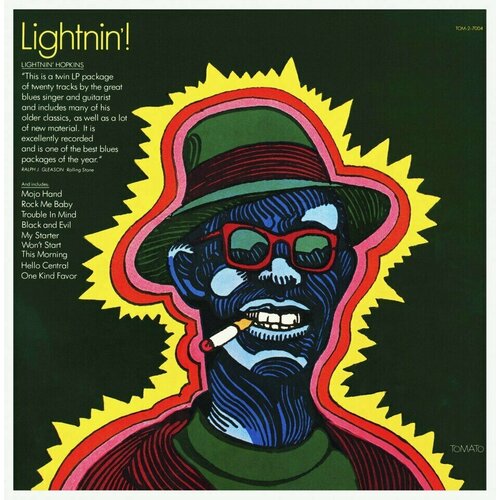 Плакат, постер на бумаге Milton Glaser-Lightnin/Милтон Глайзер-Лайтнин. Размер 21 х 30 см