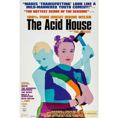 Плакат, постер на холсте Кислотный дом (The Acid House), Пол МакГиган. Размер 21 х 30 см