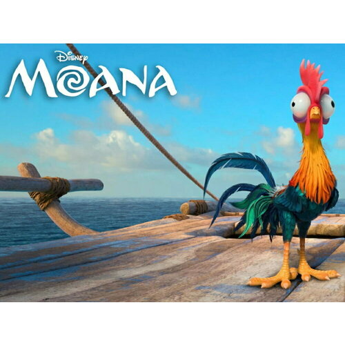 Плакат, постер на бумаге Moana/Моана/комиксы/мультфильмы. Размер 30 х 42 см