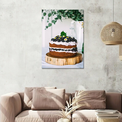 Картина/Картина на холсте для интерьера/Картина на стену/Картина для кухни/ - Торт из коржей 20х30