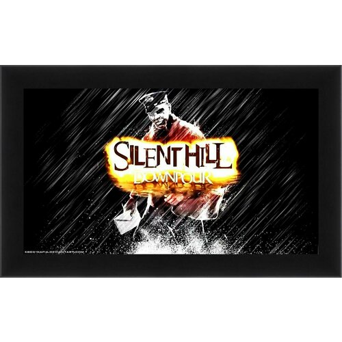 Плакат, постер на холсте Silent Hill. Размер 60х84 см