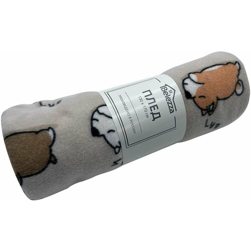 Плед флисовый Belezza Sleep Dog 130*170см 1шт