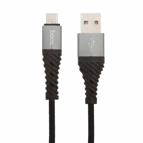 USB кабель Hoco X38 Cool Charging Data Cable For Micro L=1M черный