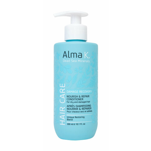 Питательный и восстанавливающий кондиционер для волос Alma K. Nourish & Repair Conditioner 300 мл .