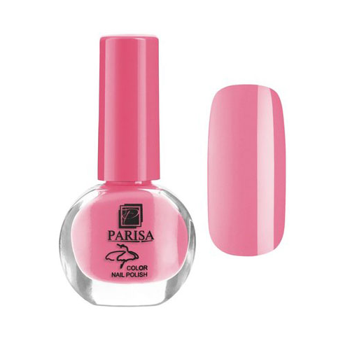 Parisa Cosmetics Лак для ногтей, №45 Ярко-розовый матовый, 7 мл