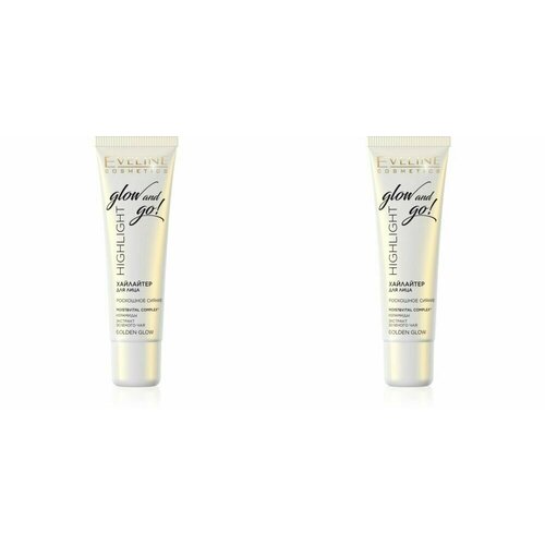 Eveline Highlight Glow and Go! Хайлайтер для лица, champagne glow, 20 мл, 2уп.