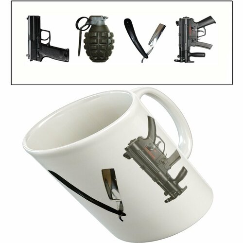 Кружка с ложкой в подарочной коробке "Love", классическая, для чая и кофе, керамика, 330 мл