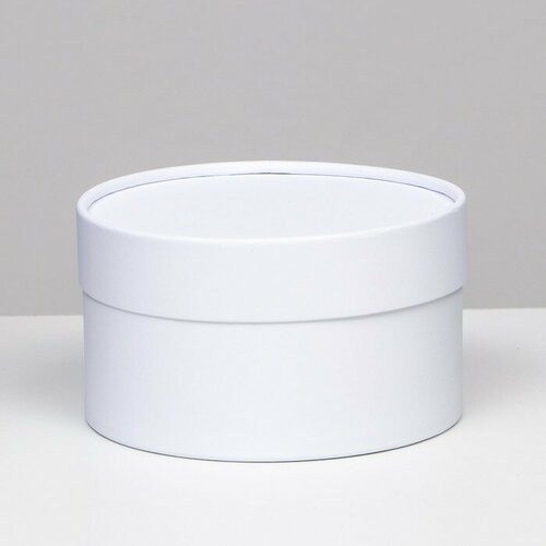 SUI Подарочная коробка "Алмаз" белый, завальцованная без окна, 16х11 см
