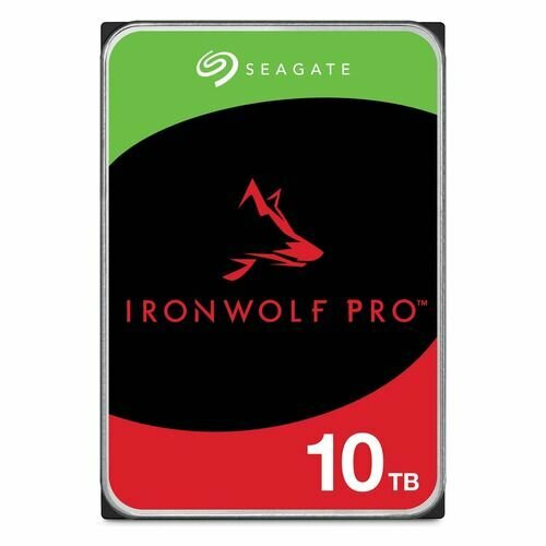 Жесткий диск Seagate Ironwolf Pro ST10000NT001, 10ТБ, HDD, SATA III, 3.5"