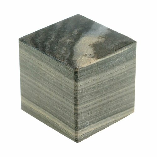 Кубик камень полосатый мрамор 22 мм 123399