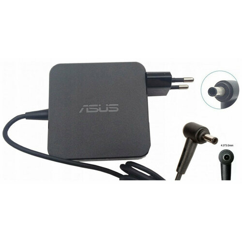 Зарядное устройство для ноутбука Asus B551LA, 19V - 3.42A, 65 Вт (Штекер: 4.5x3.0мм с иглой) Квадратный