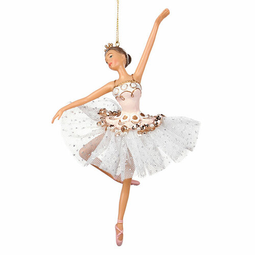 Goodwill Елочная игрушка Балерина Анна - Зимняя пьеса 19 см, подвеска TR 22314