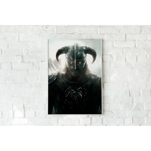 Плакат без рамы Скайрим/ Skyrim/ Плакат на стену 21х30 см / Постер формата А4