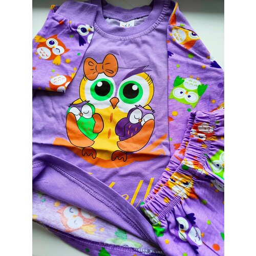 Пижама  Звездочка, размер 4\104, фиолетовый