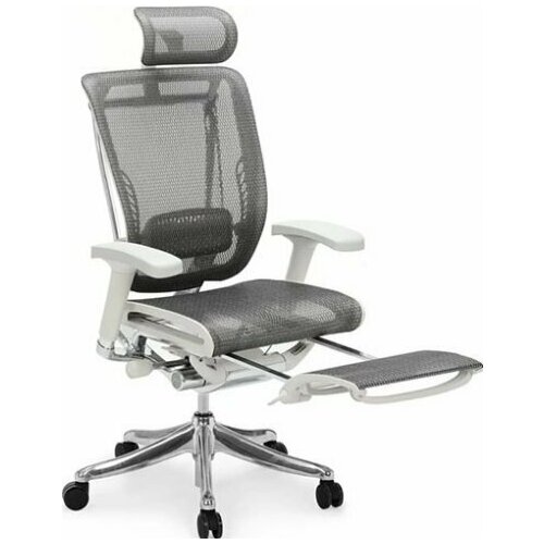 Компьютерное кресло с подножкой Expert Spring LT White