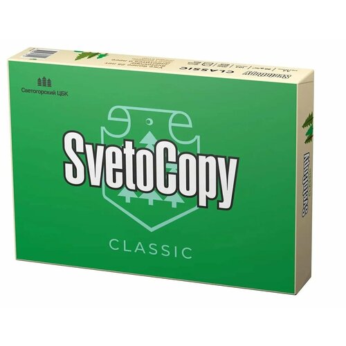 Бумага SvetoCopy A4 Classic 80 г/м², 500 л, 0 эт, белый