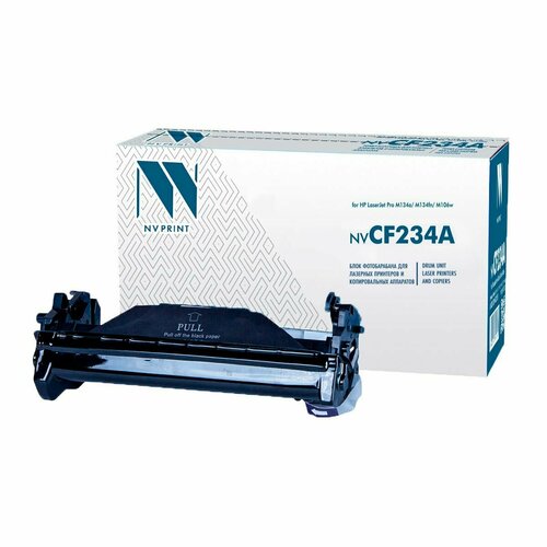 Барабан NV Print CF234A для лазерного принтера HP LaserJet Pro M134a / M134fn / M106w совместимый, черный