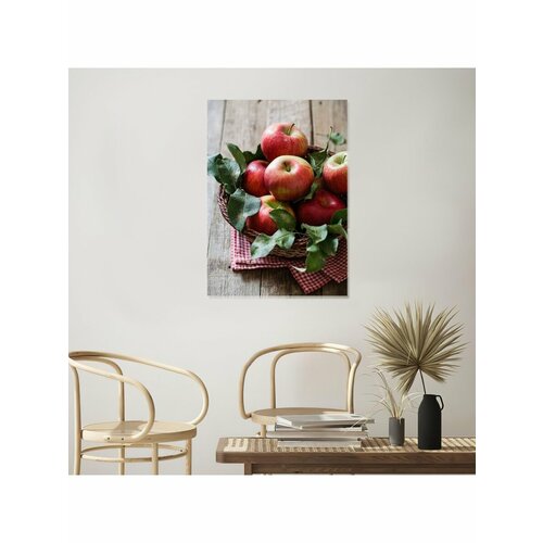 Картина на холсте с подрамником Яблочный урожай 40х60