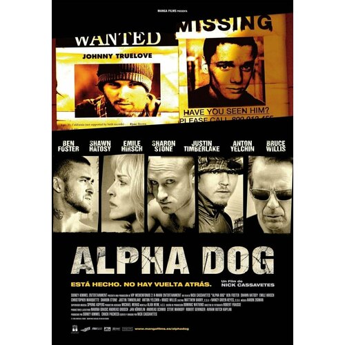 Плакат, постер на бумаге Альфа Дог (Alpha Dog, 2006г). Размер 30 х 42 см