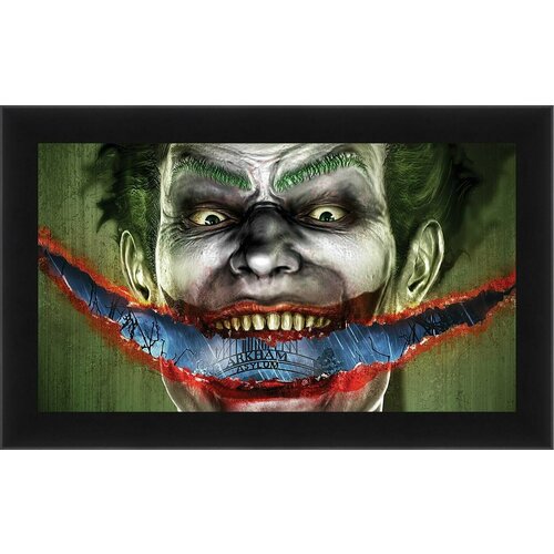 Плакат, постер на холсте joker, batman, games. Размер 42 х 60 см