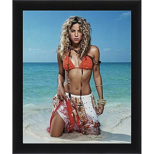 Плакат, постер на бумаге Shakira-Шакира. Размер 21 х 30 см